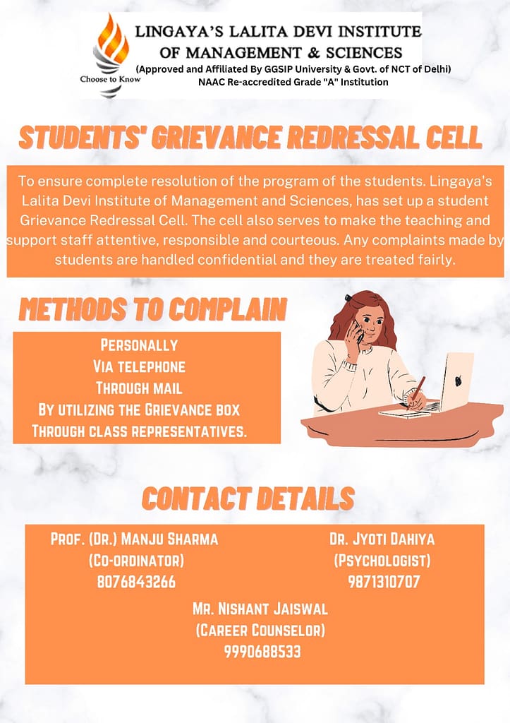 Student Grievance Redressal - LLDIMS Delhi